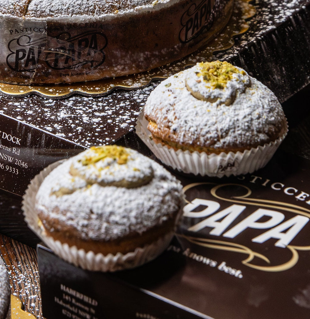 MINI RICOTTA CAKE WITH PISTACHIO – Pasticceria Papa